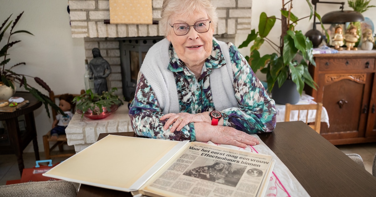 Ine (82) was vijftig jaar geleden eerste vrouw op effectenbeurs